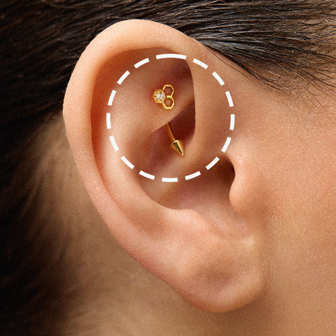 Découvrez les différents piercings à l'oreille