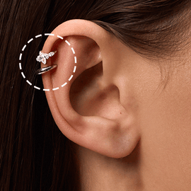 Double helix piercing: our guide on this jewelry